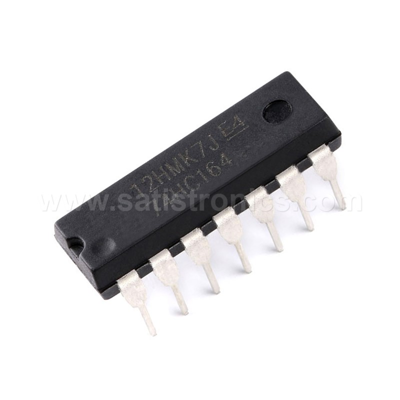 74HC164 8bit Serial-In/Parallel-Out Shift Register SOP-14 | Satistronics